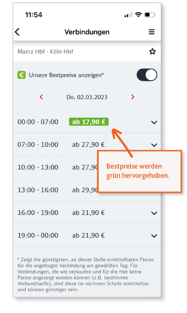 So funktioniert die App der Deutschen Bahn